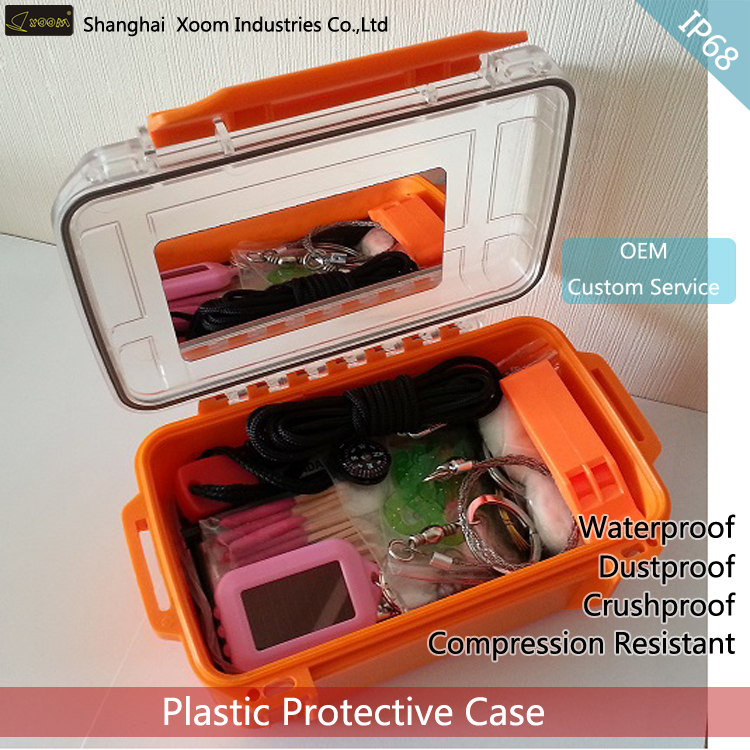 Plastic Waterproof Outdoor Gear Box Emergency Rescue Survival Tool Kit ...